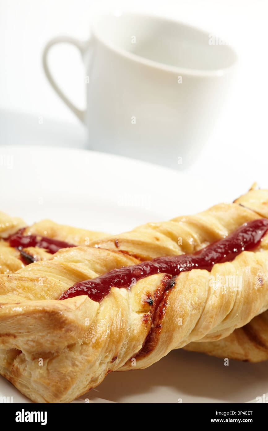puff pastry with jam Stock Photo - Alamy