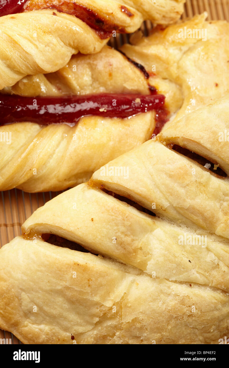 puff pastry with jam Stock Photo - Alamy