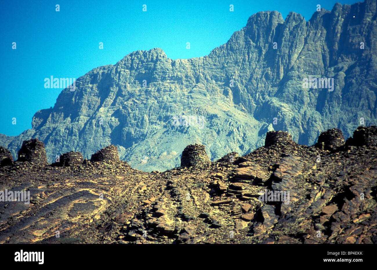 The Bat Tombs in Oman, a UN World Heritage Site, from 3 BCE Stock Photo ...