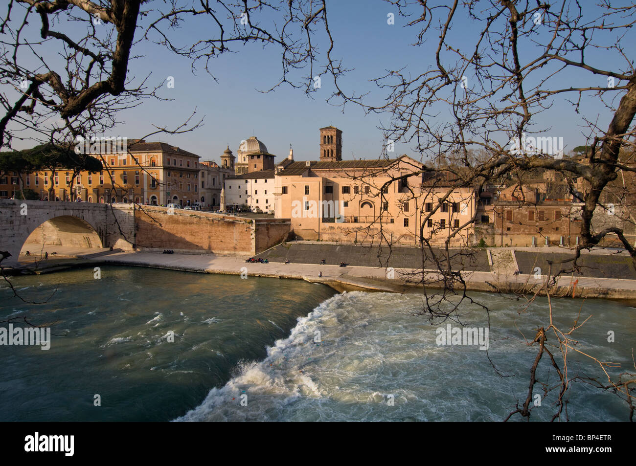 Ponte fabricio rome hi-res stock photography and images - Alamy