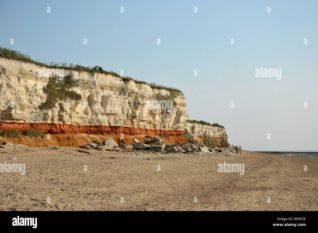 Cliffs at Old Hunstanton Stock Photo - Alamy