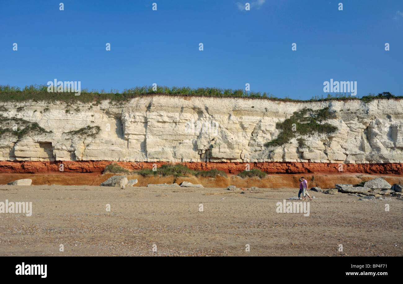 Hunstanton cliffs in Norfolk Stock Photo - Alamy