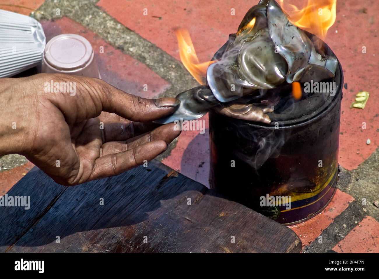 Melting plastic hi-res stock photography and images - Alamy