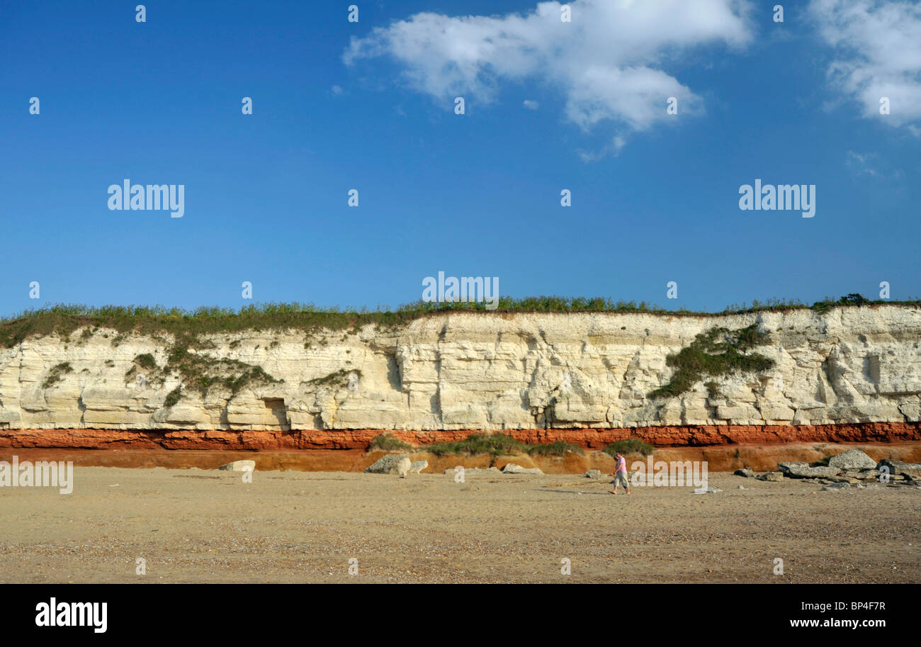 The cliffs at Hunstanton in Norfolk Stock Photo - Alamy