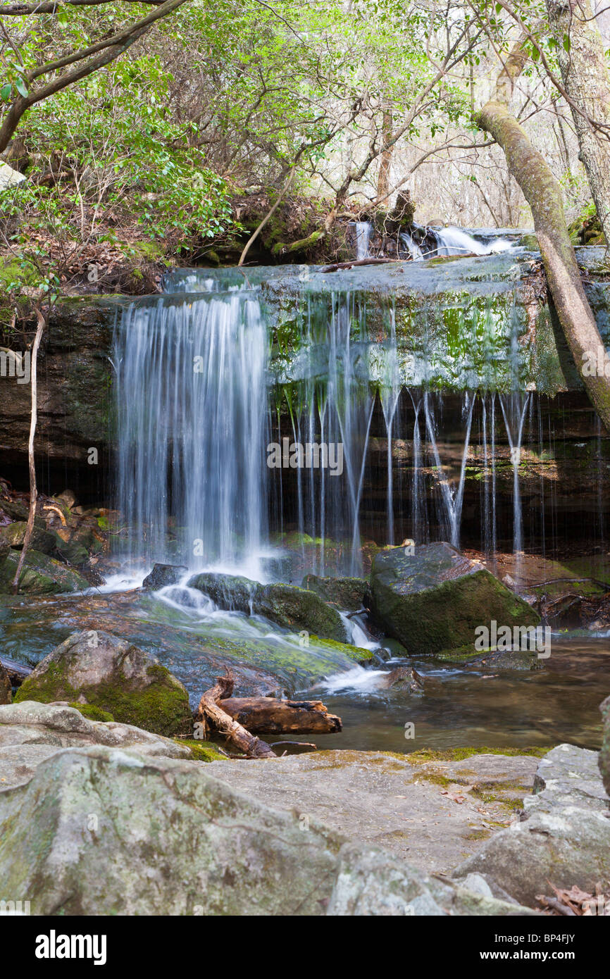 Fort Payne, AL - Apr 2009 - Waterfall in DeSoto State Park at Fort ...