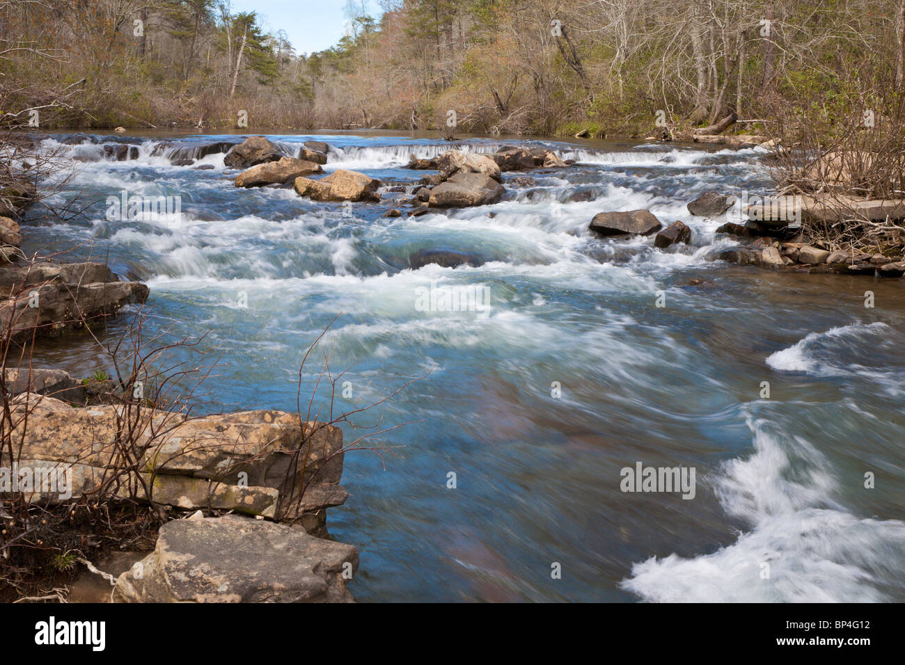 Fort Payne, AL - Apr 2009 - Little River in DeSoto State Park at Fort ...