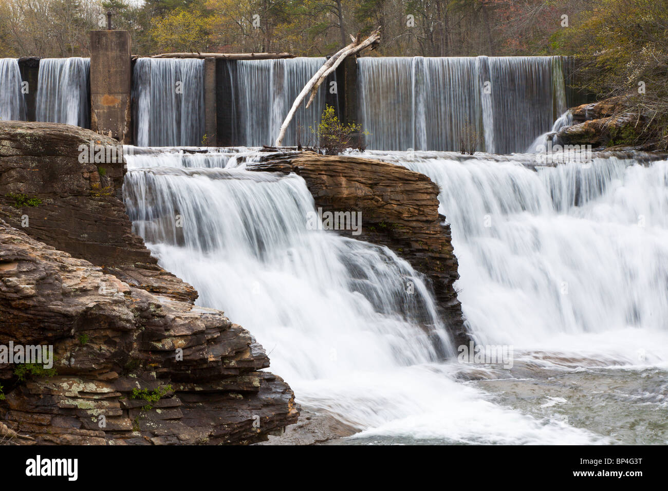 Fort Payne, AL - Apr 2009 - Waterfall in DeSoto State Park at Fort ...