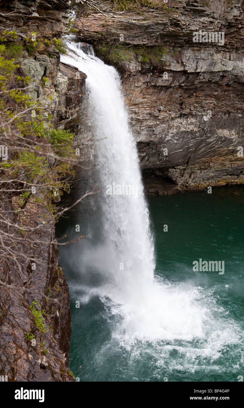 Fort Payne, AL - Apr 2009 - Waterfall in DeSoto State Park at Fort ...
