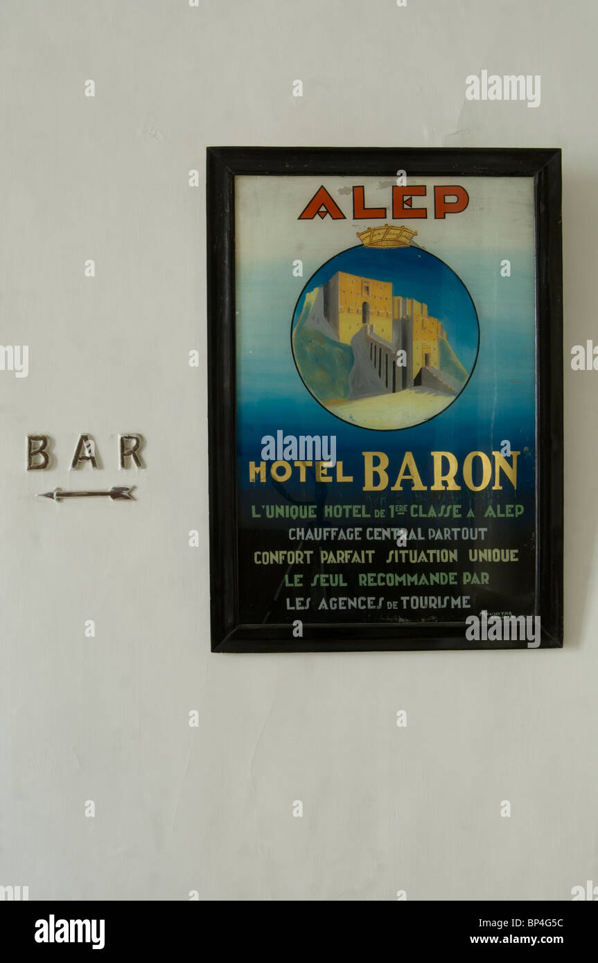 Barons Hotel Bar Stock Photo - Alamy