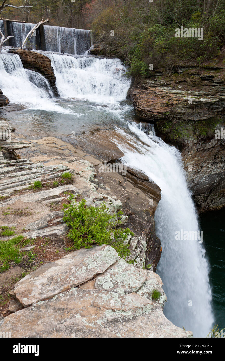 Fort Payne, AL - Apr 2009 - Waterfall in DeSoto State Park at Fort ...