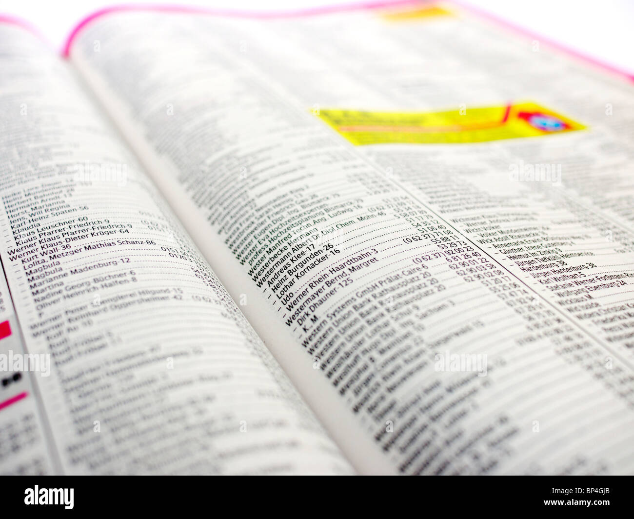 Telephone directory hi-res stock photography and images - Alamy