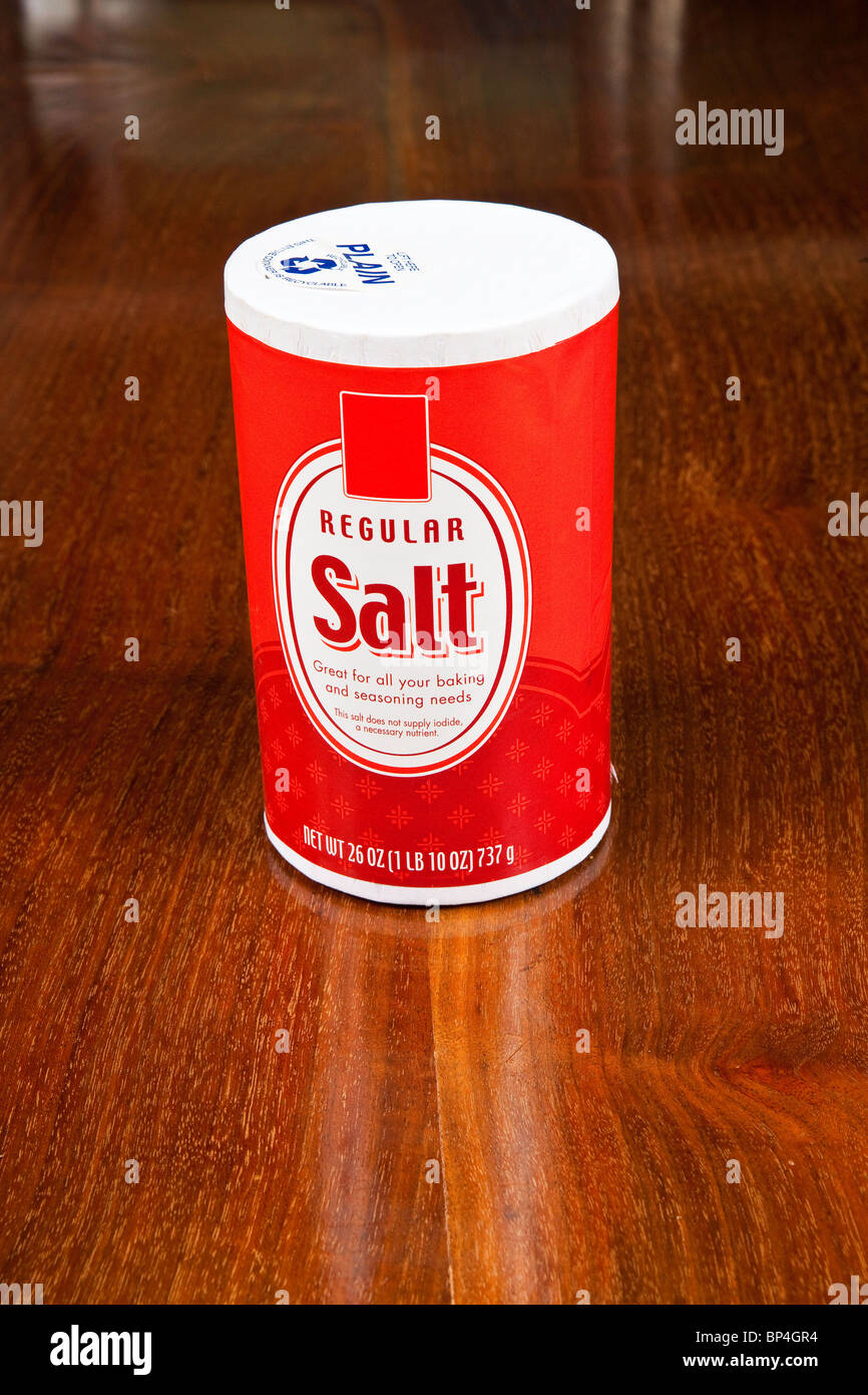 Salt packaging hi-res stock photography and images - Alamy