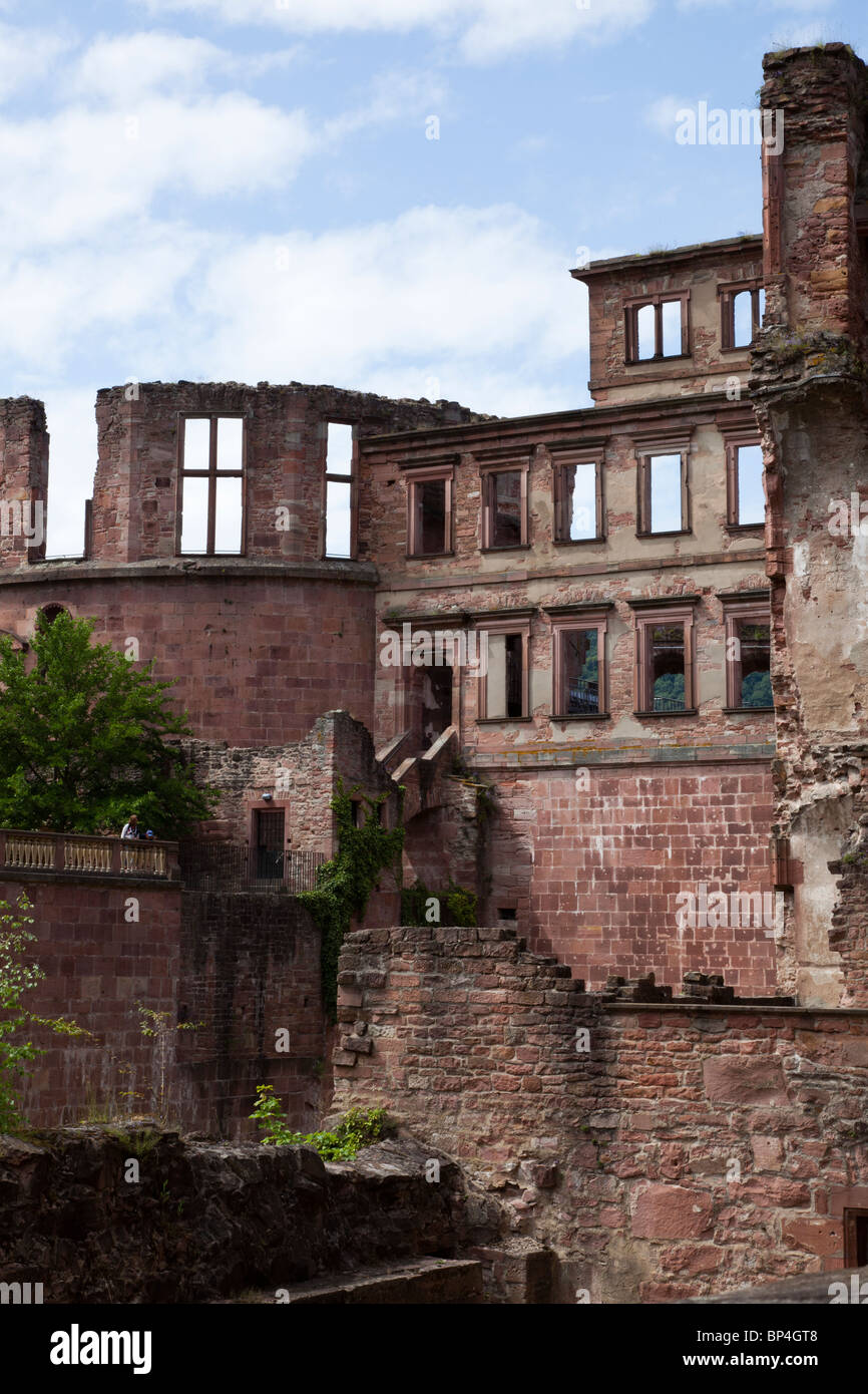 Historic Heidelberg Castle in Bavaria Germany, it's romantic medieval ...