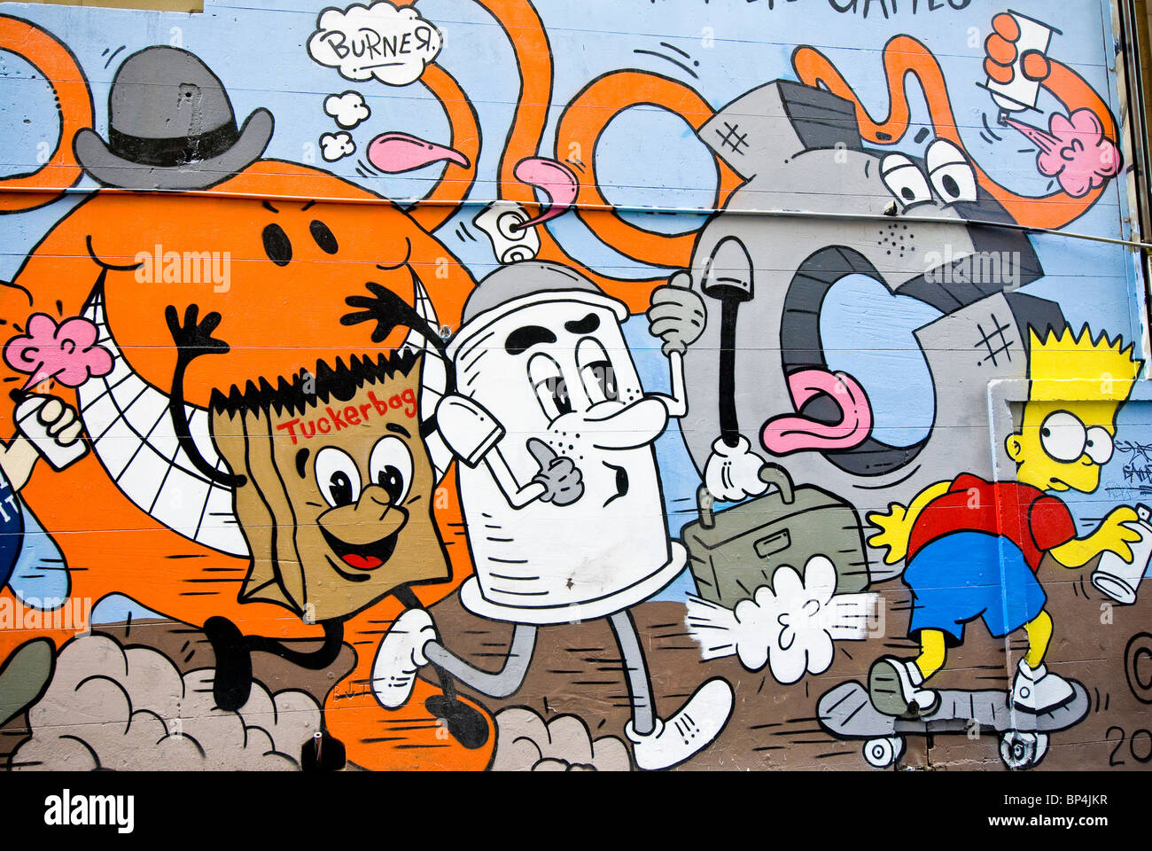 Graffiti cartoon hi-res stock photography and images - Alamy