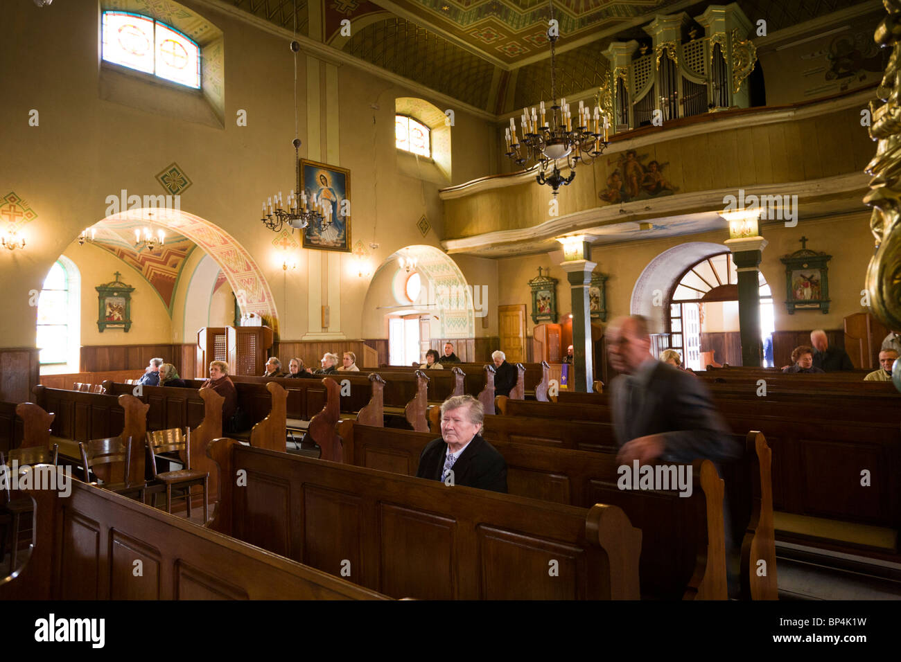 People Praying In Church