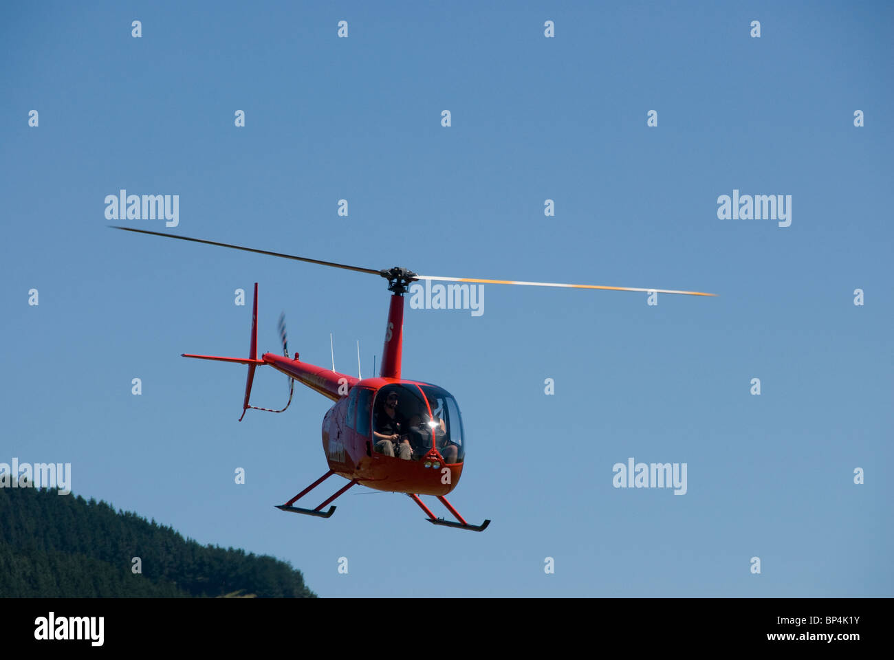 Red helicopter hi-res stock photography and images - Alamy