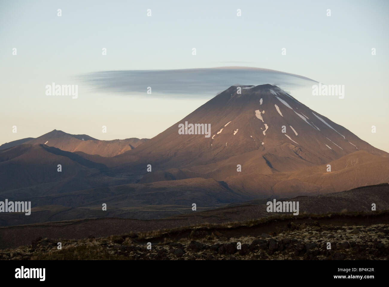 Volcano, Mount Ngaruhoe, Tongariro National Park, North Island, New ...