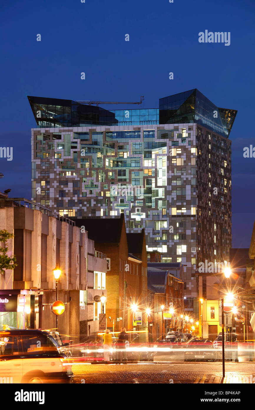 The Cube building as seen from Broad Street, Birmingham City Centre ...