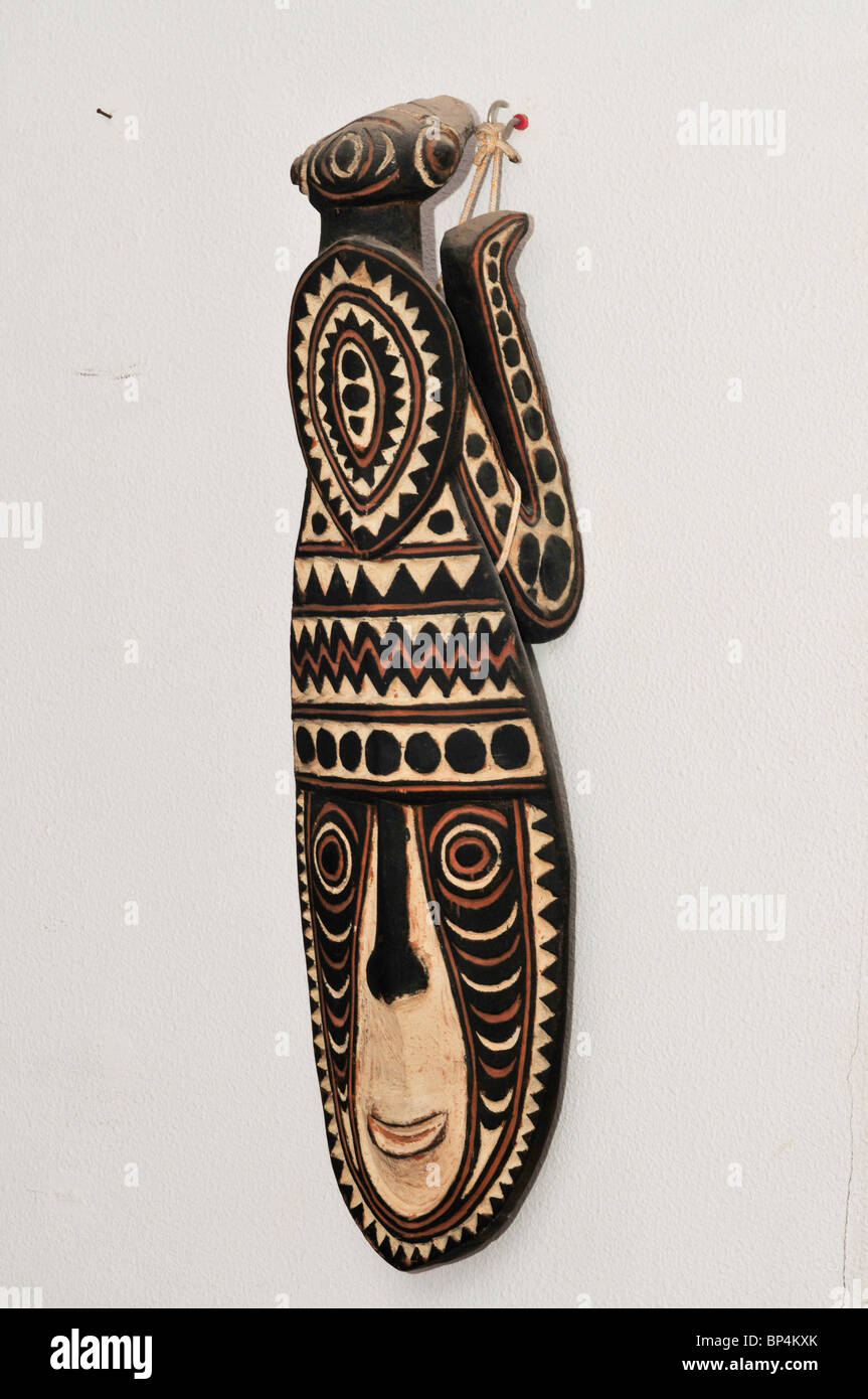 Papua New Guinea, Sepik river, there is a tradition of wood carving ...