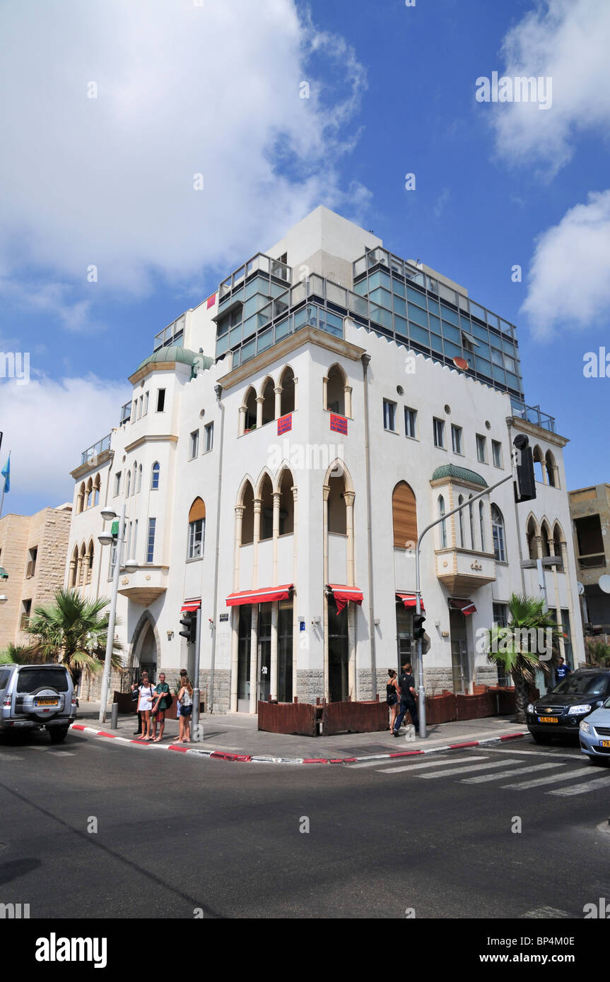 Israel, Tel Aviv The renovated building at Allenby and Hayarkon ...