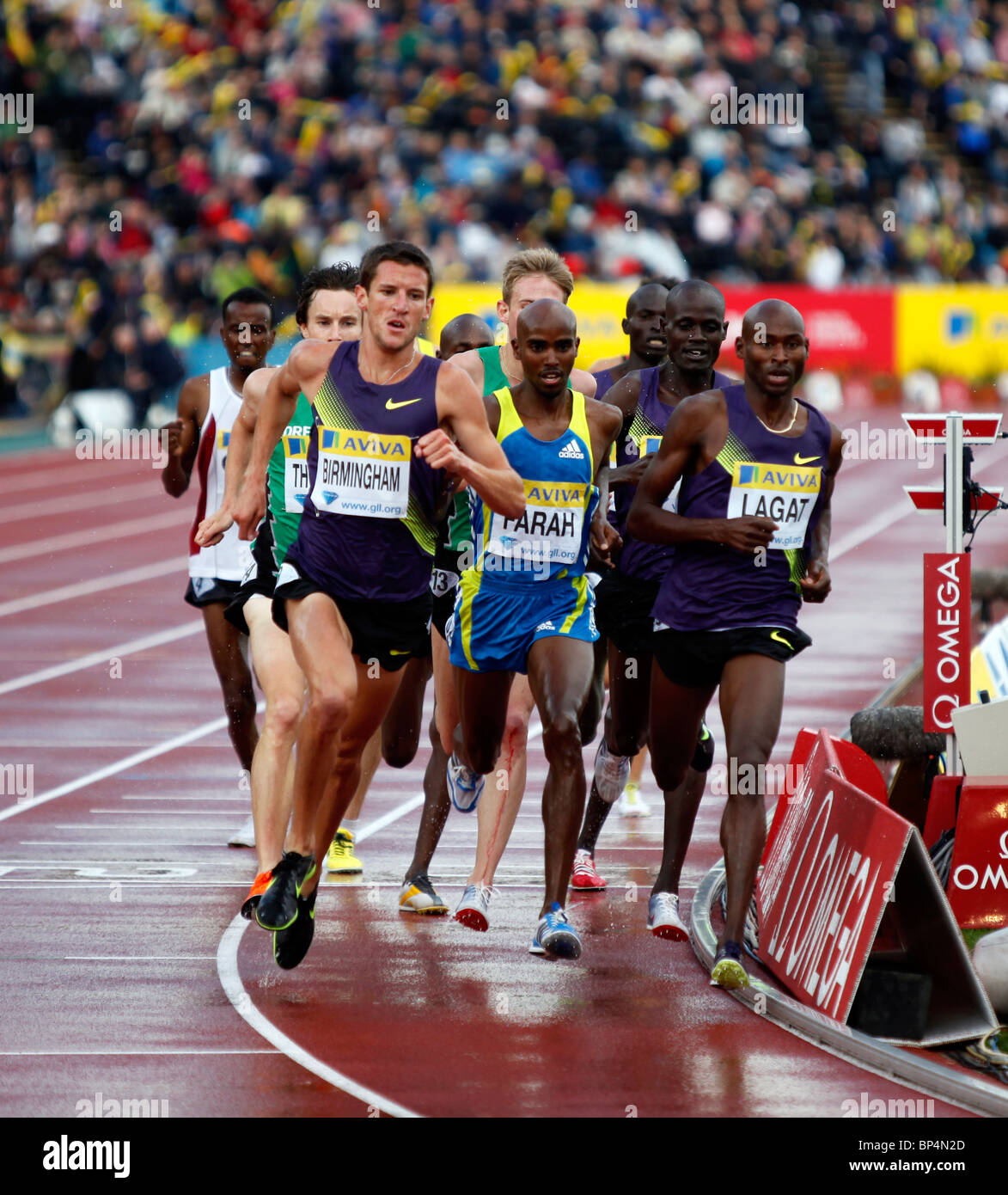 3000m men's race at Aviva London Grand Prix, Crystal Palace, London ...