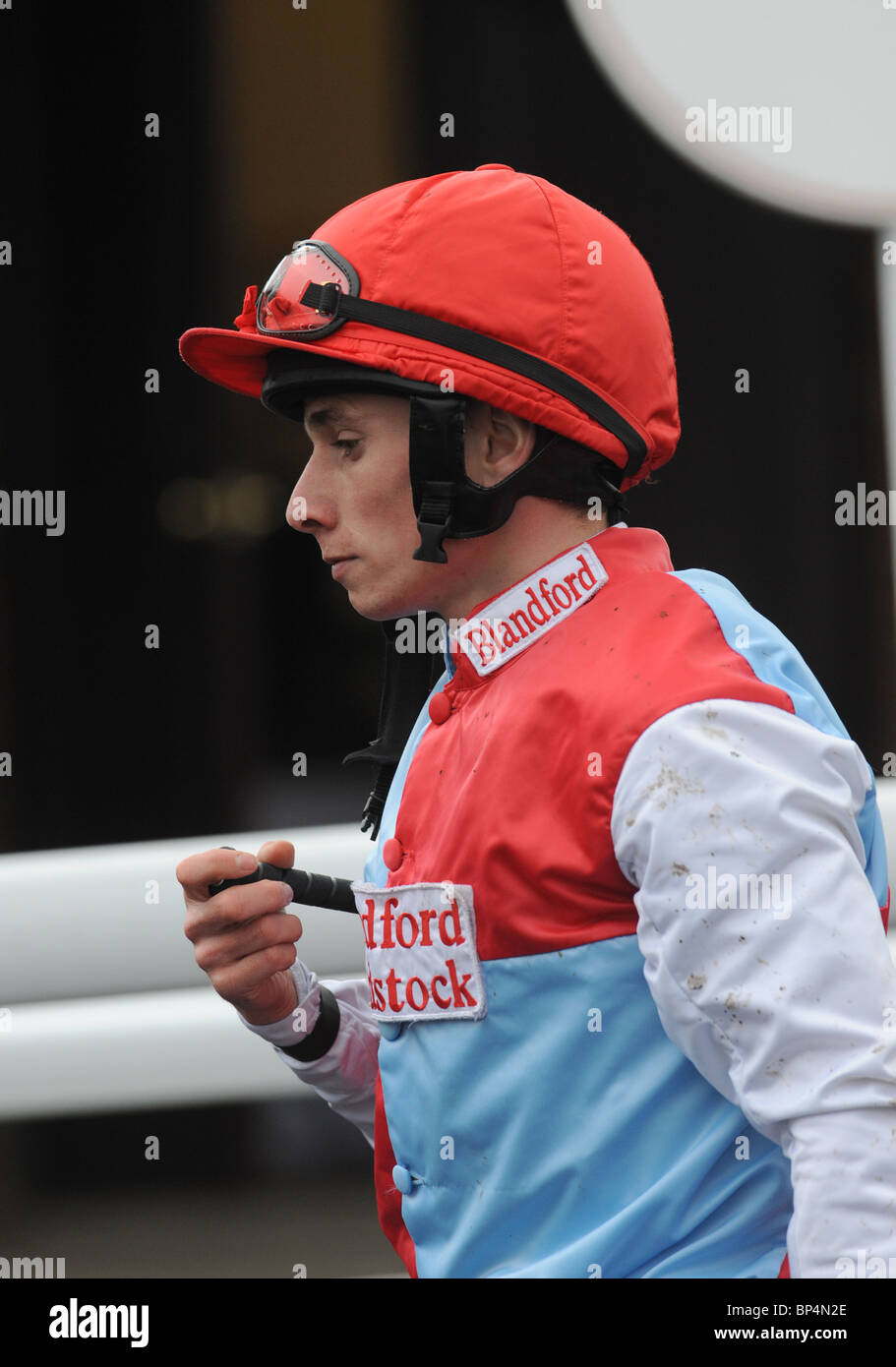 Jockey Ryan Moore at Brighton Races Stock Photo - Alamy