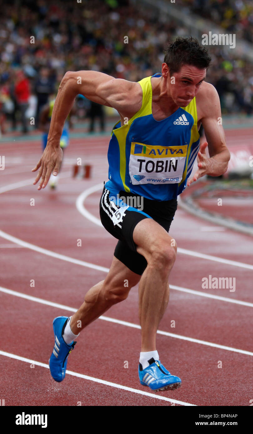 Robert TOBIN, 400m Heat B at Aviva London Grand Prix, Crystal Palace ...
