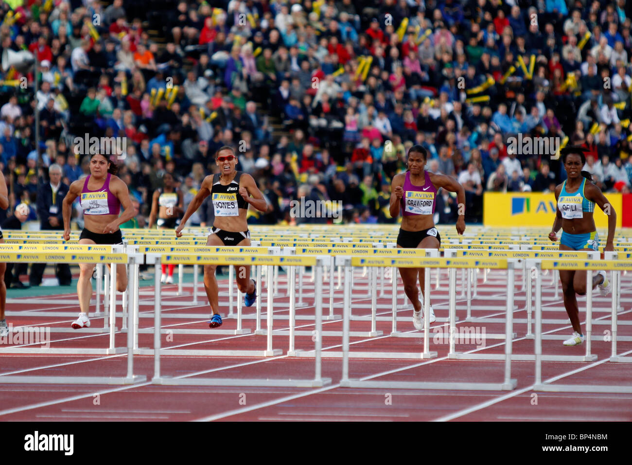Womens 100 meter hurdles hi-res stock photography and images - Alamy