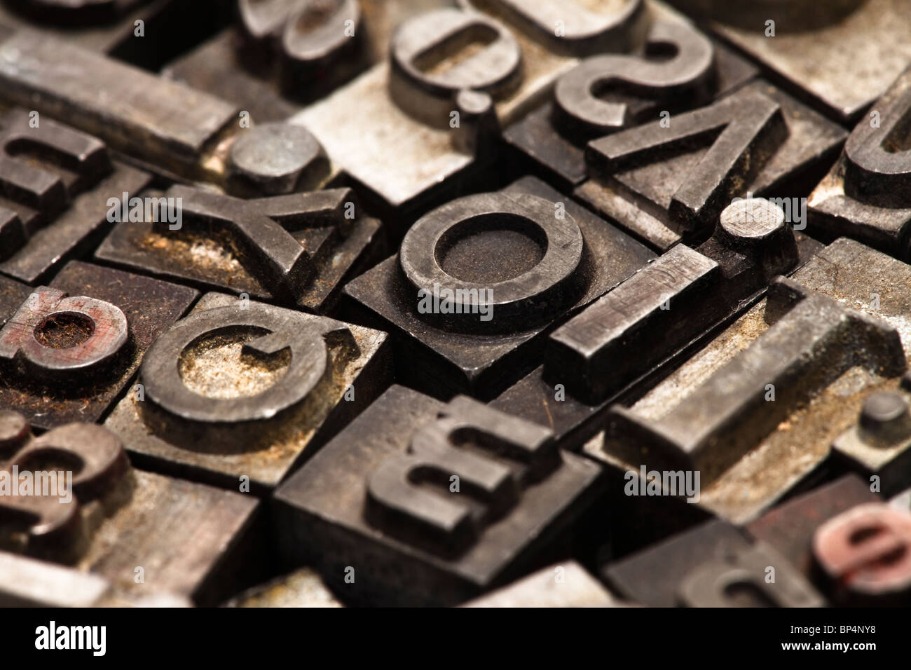 random printers letters Stock Photo - Alamy