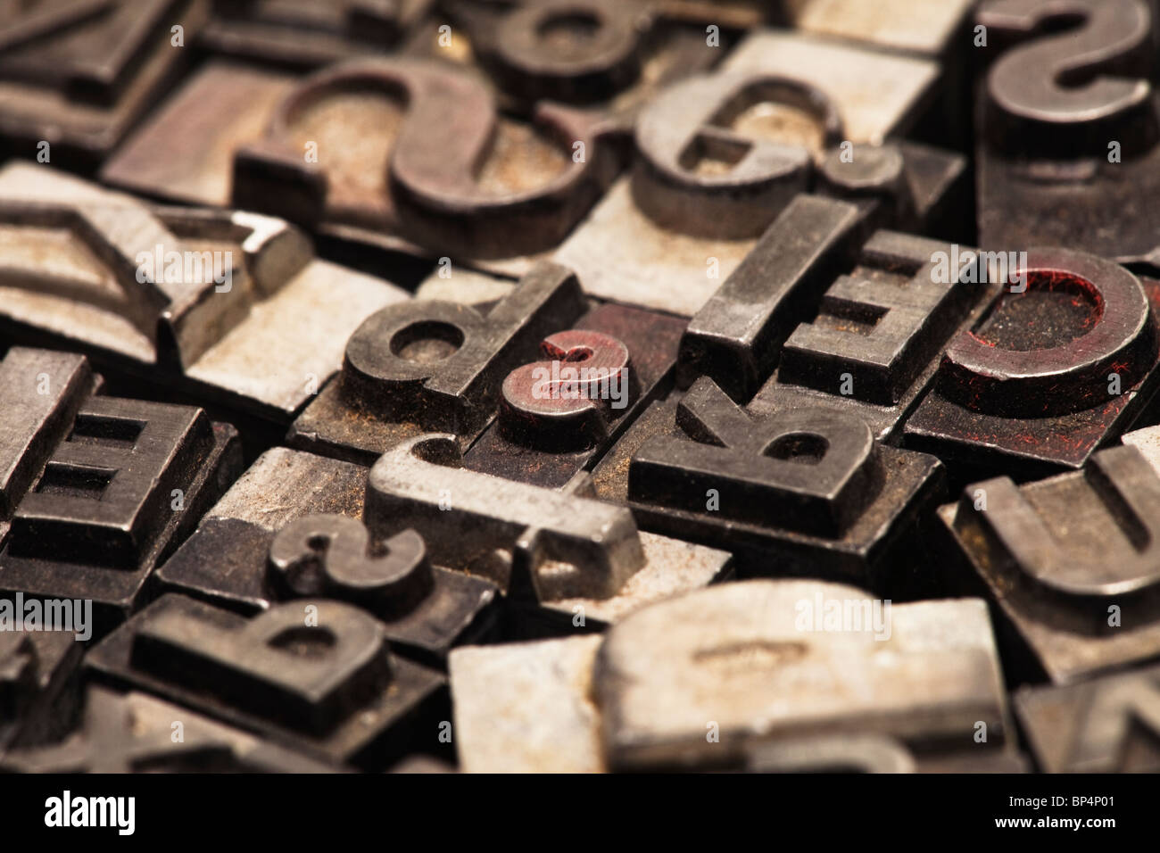 random printers letters Stock Photo - Alamy