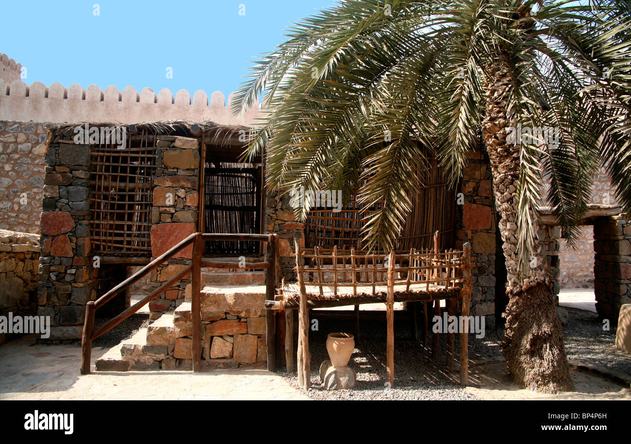 Traditional house in the Khasab Museum Musandam Oman Stock Photo - Alamy