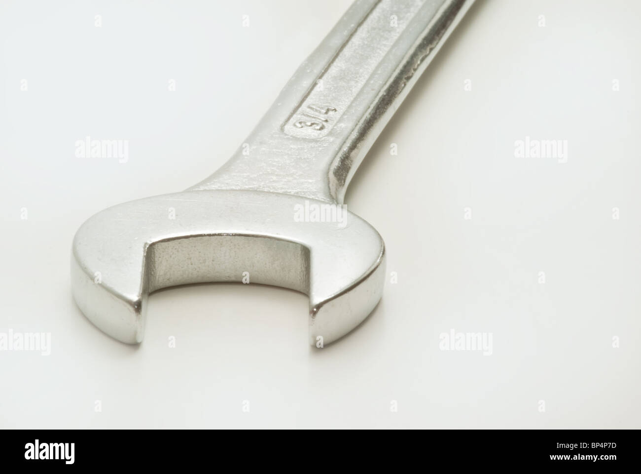 spanner on white background Stock Photo - Alamy