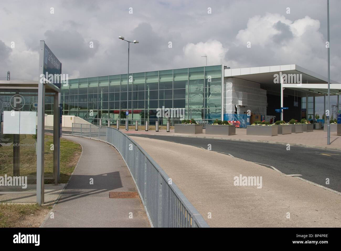 International Rail Terminal terminus station entrance Stock Photo - Alamy