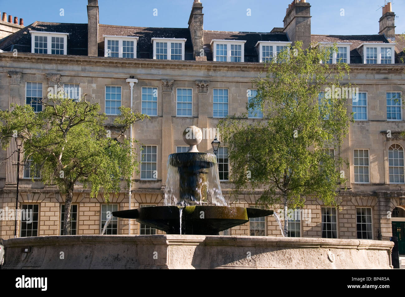 Fountain at Laura Place Bath Somerset England UK Stock Photo - Alamy