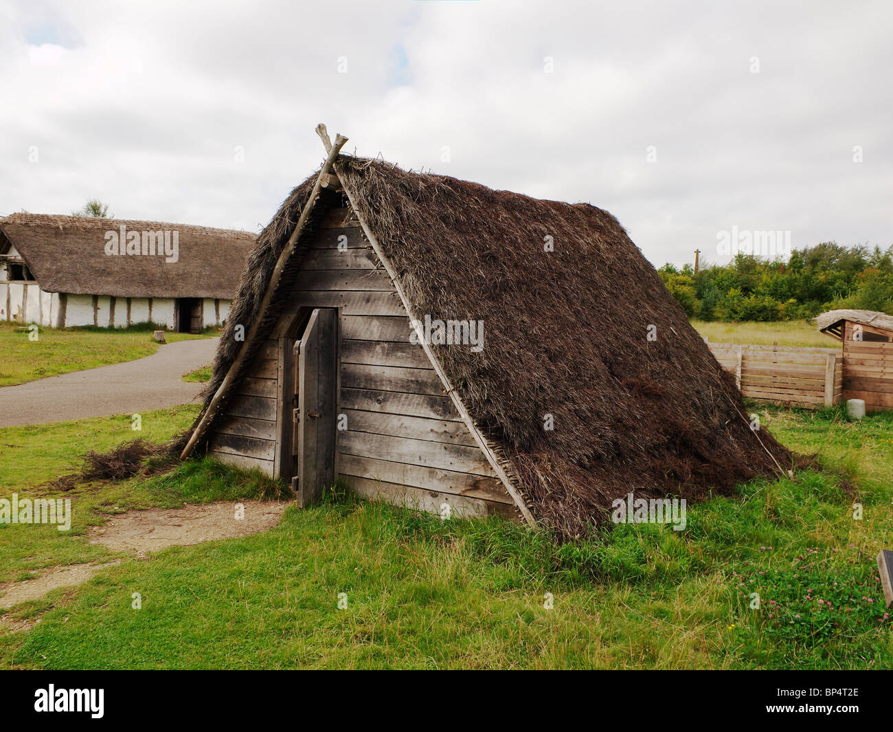 A reconstruction of a Grubenhaus excavated in Northumberland on the ...