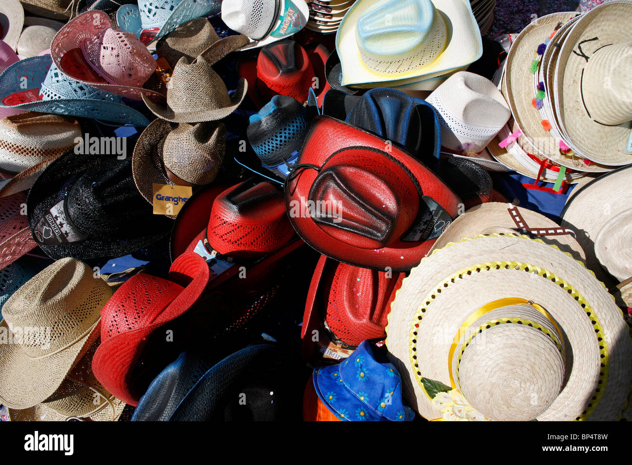 Cowboy hats in a shop hi-res stock photography and images - Alamy