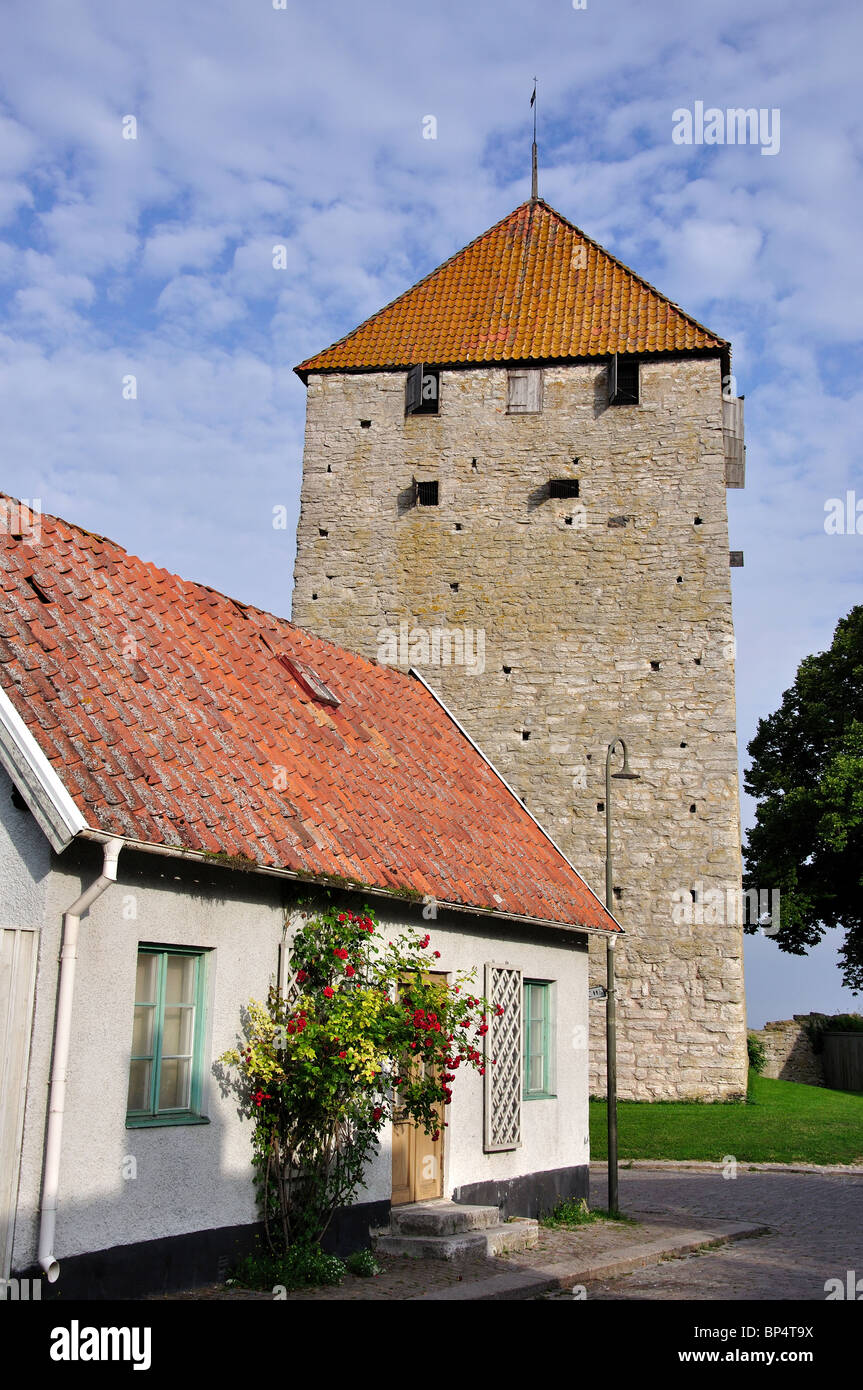 The Gunpowder Tower, Studentallen, Visby, Gotland County, Gotland ...
