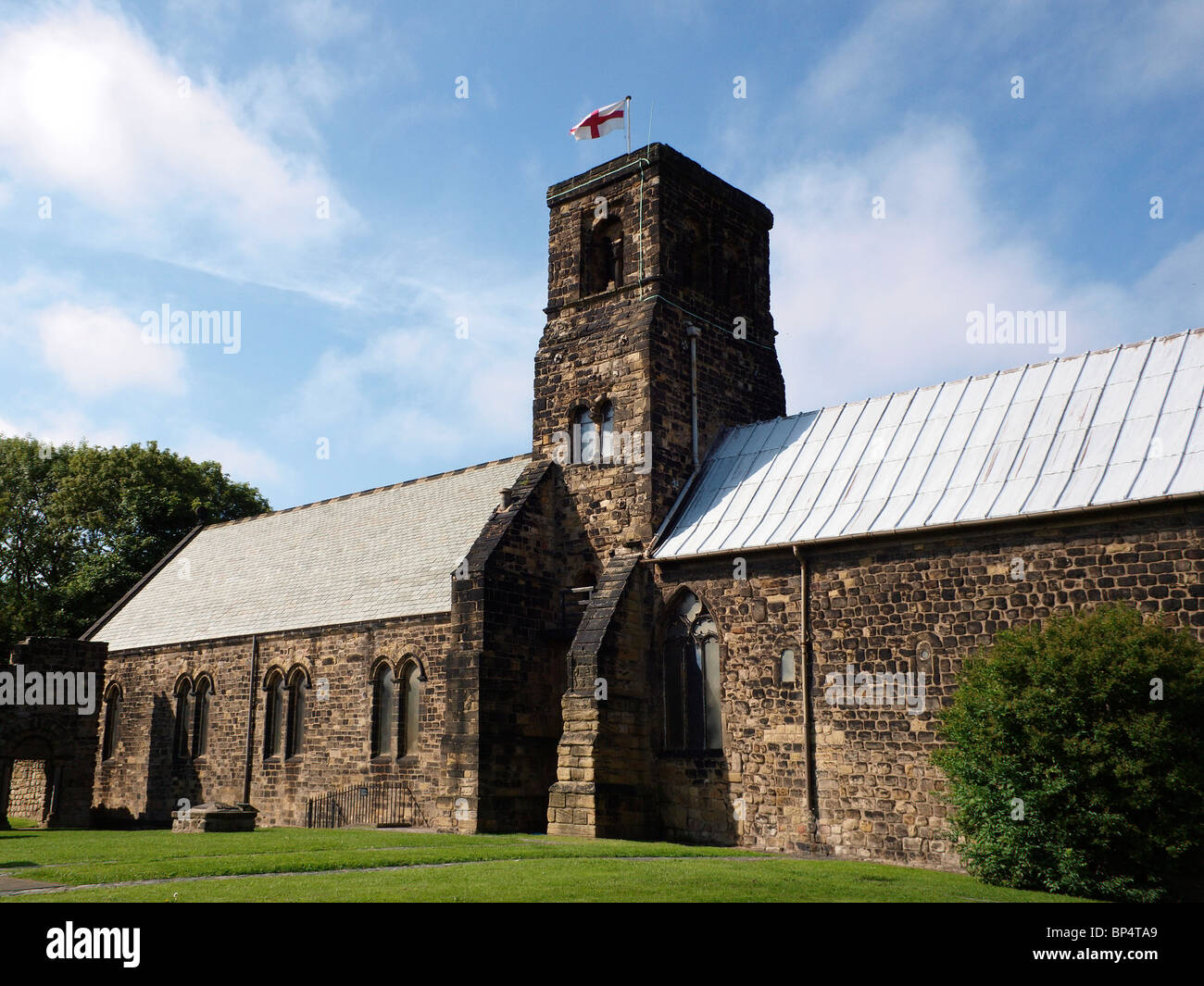 The exterior of St Paul's Church Jarrow Stock Photo - Alamy