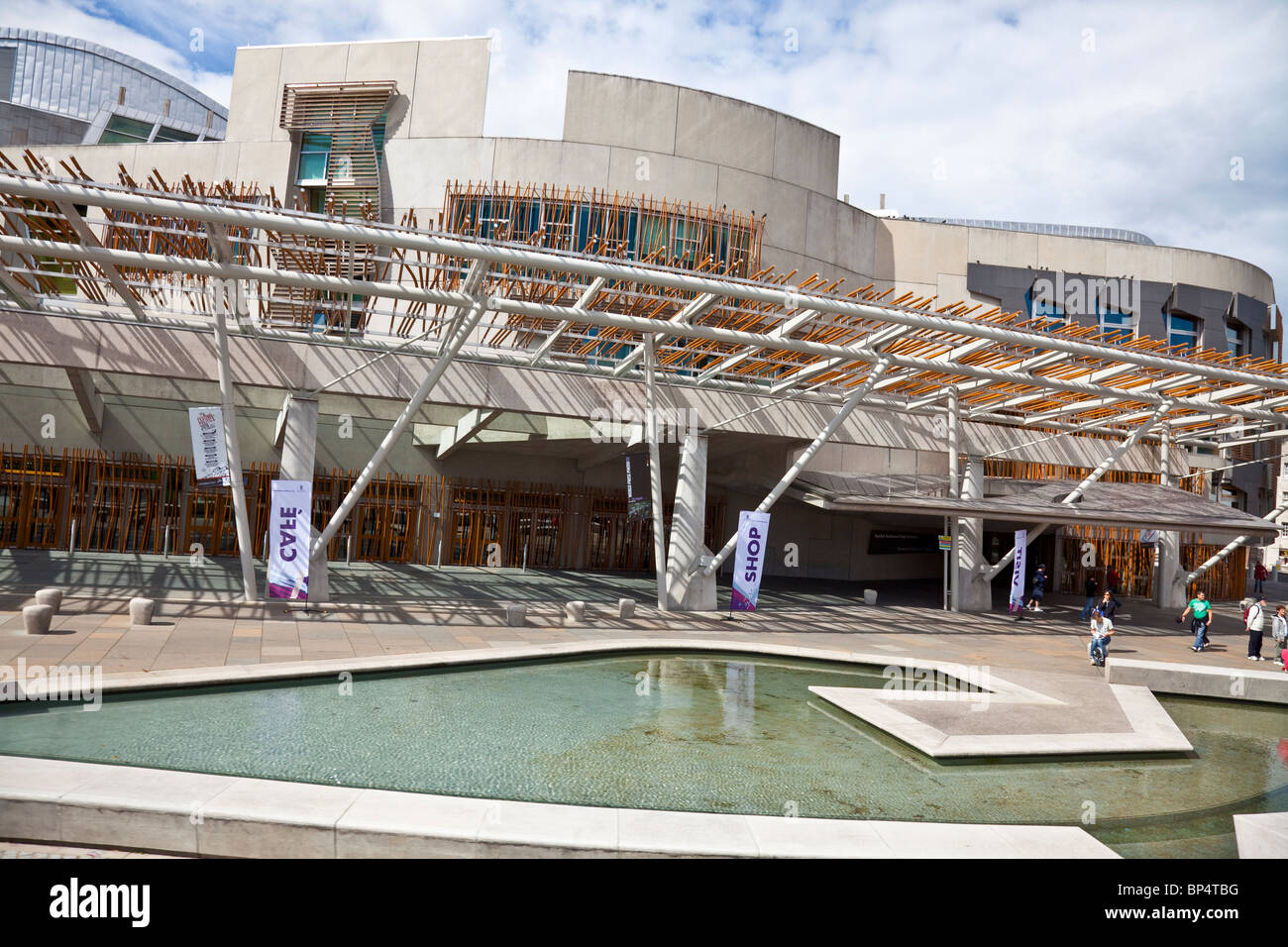 Scottish Parliament Building Facade