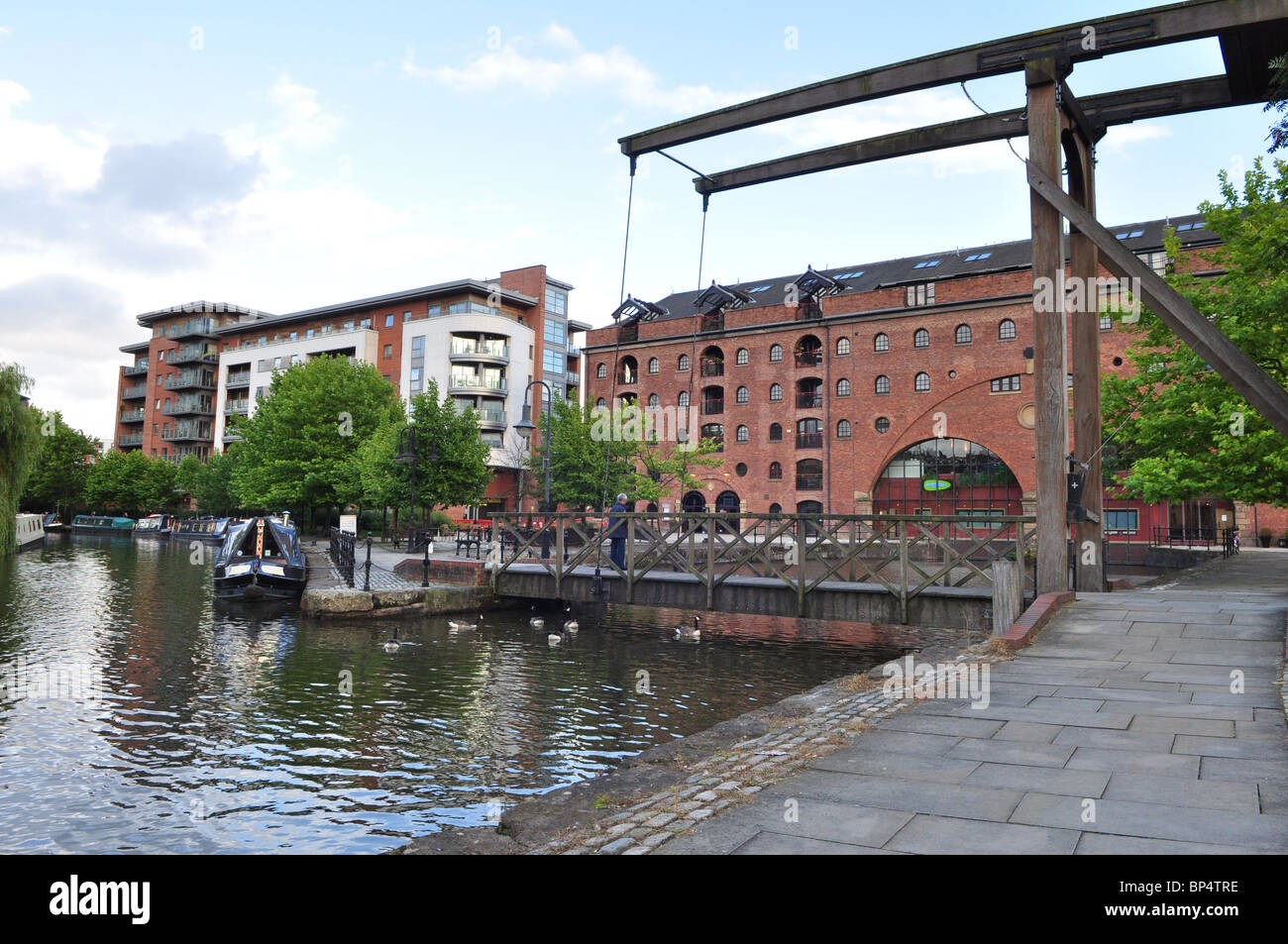 Bridgewater Canal at Castlefield Basin Manchester Stock Photo - Alamy