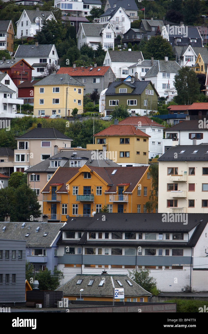 Bergen Fjord Harbor in Norway Stock Photo - Alamy
