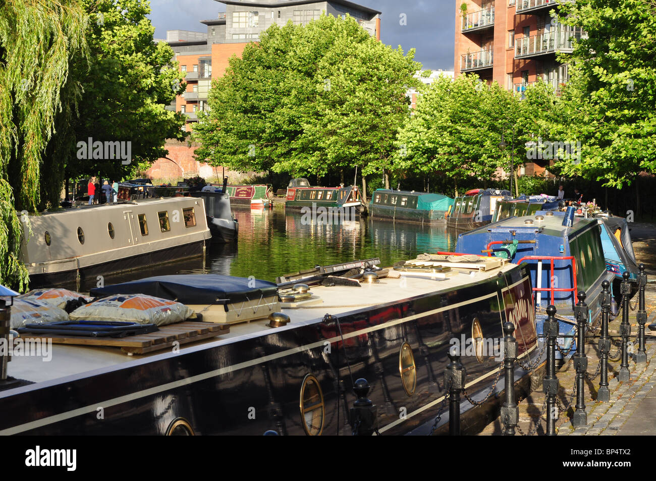 Bridgewater Canal at Castlefield Basin Manchester Stock Photo - Alamy
