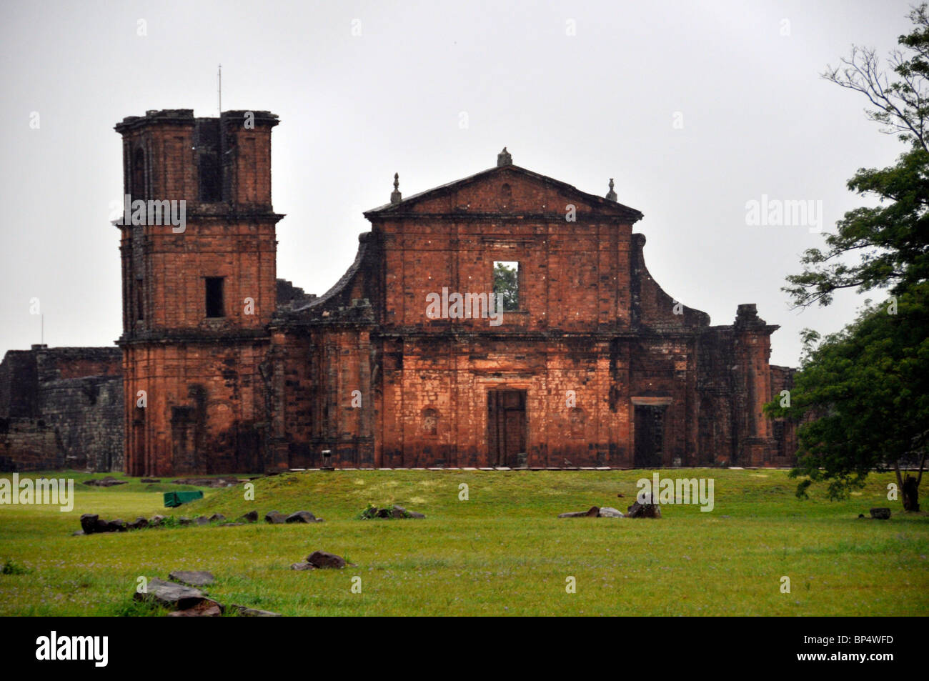 Facade of the ruins of São Miguel das Missões, Unesco World Heritage ...