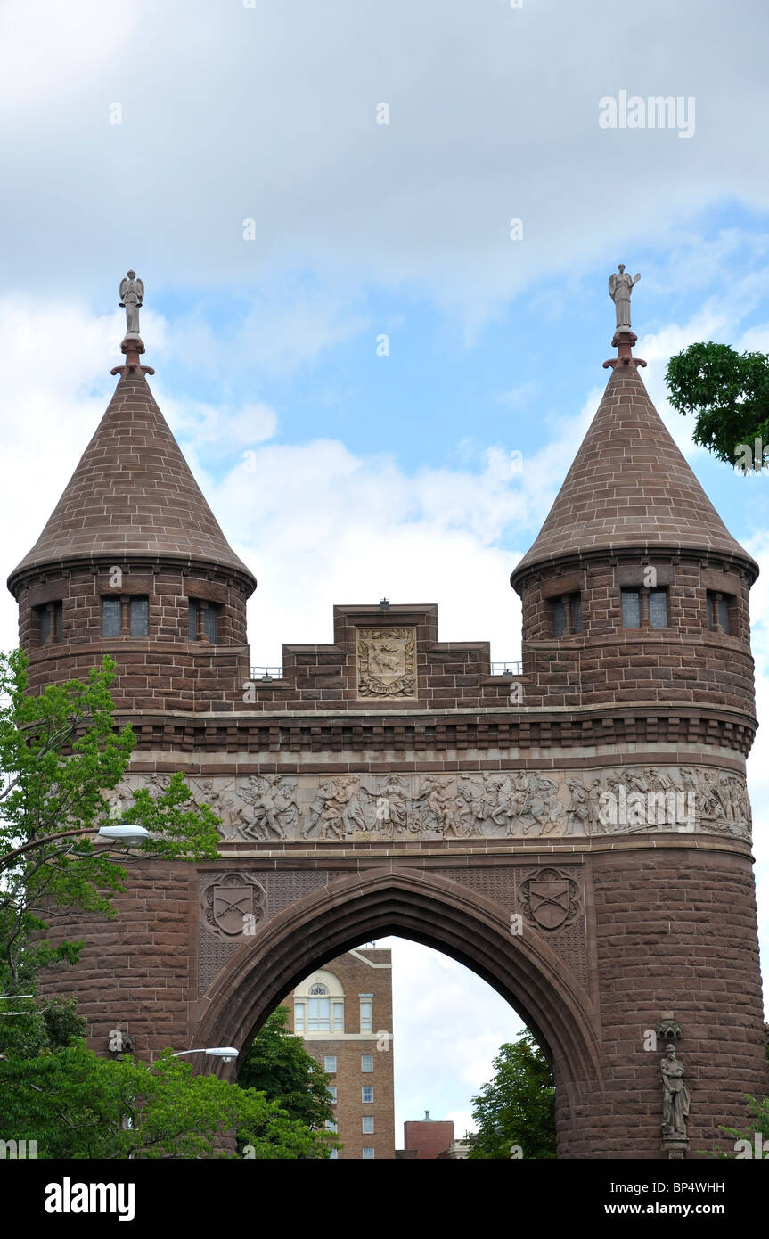 Soldiers and Sailors Memorial Arch, Hartford, Connecticut, USA Stock ...