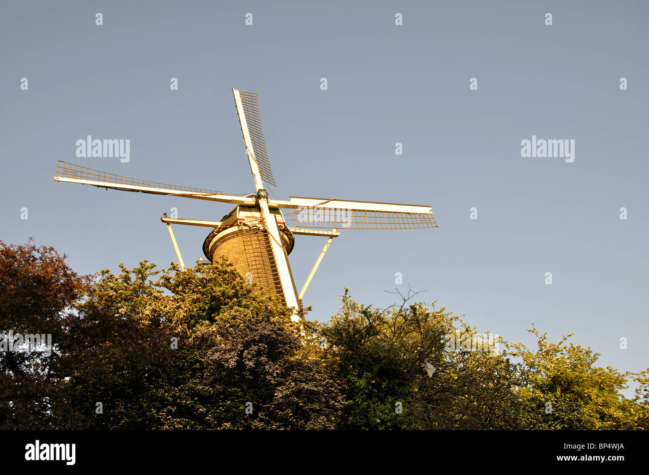 Molen de Valk, windmill museum in Leiden, Netherlands Stock Photo - Alamy