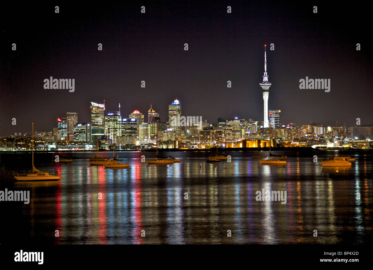 Auckland waterfront night hi-res stock photography and images - Alamy