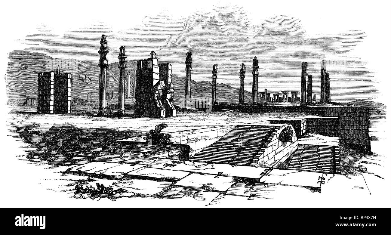 Palace ruins of Persepolis, ancient Persian city Stock Photo - Alamy