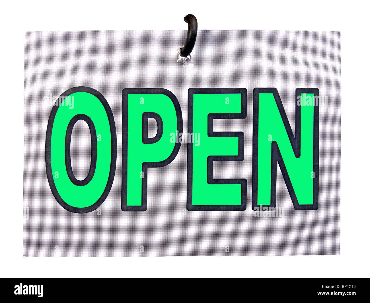 Open sign store front Cut Out Stock Images & Pictures - Alamy