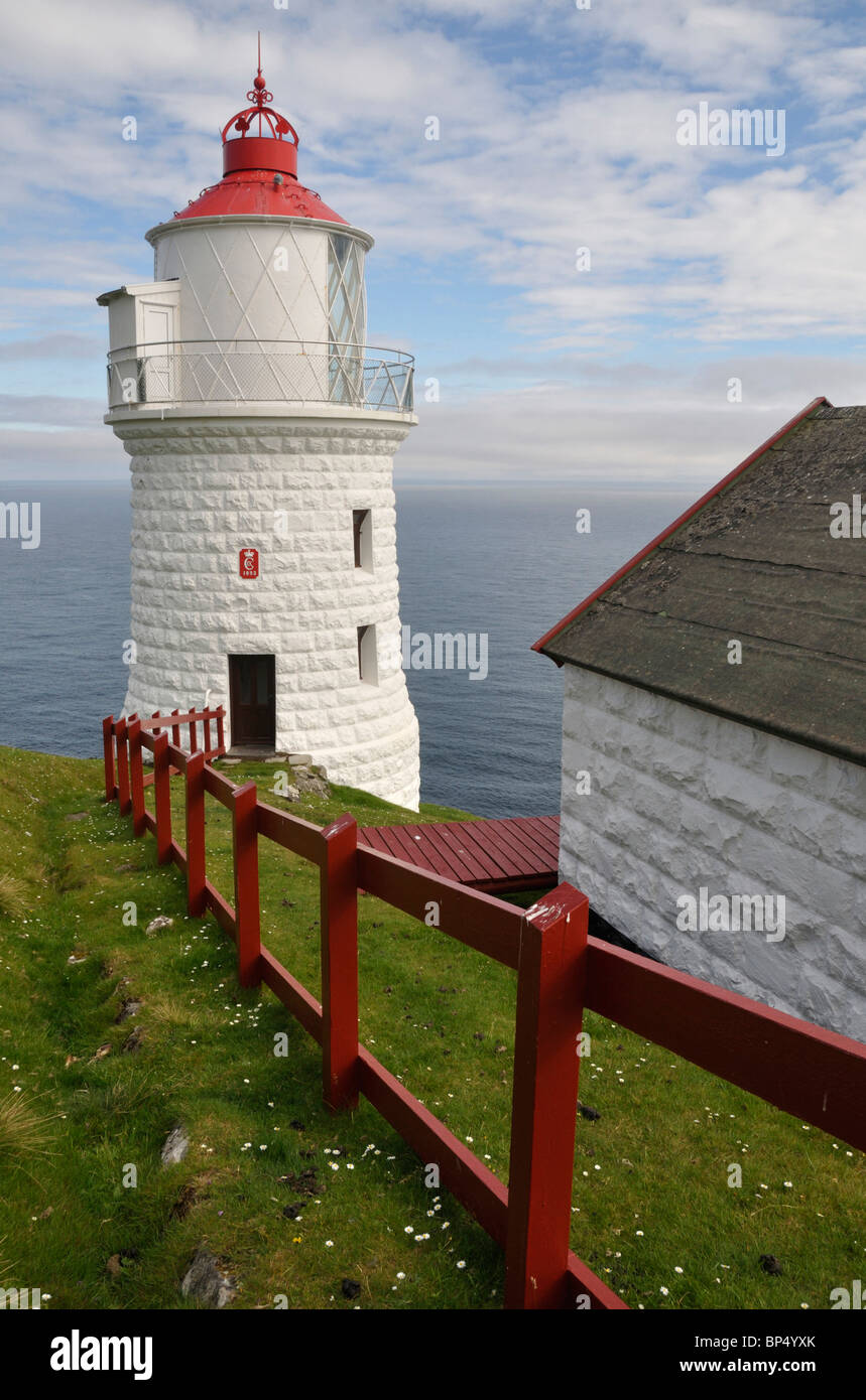 Faroe islands lighthouse hi-res stock photography and images - Alamy