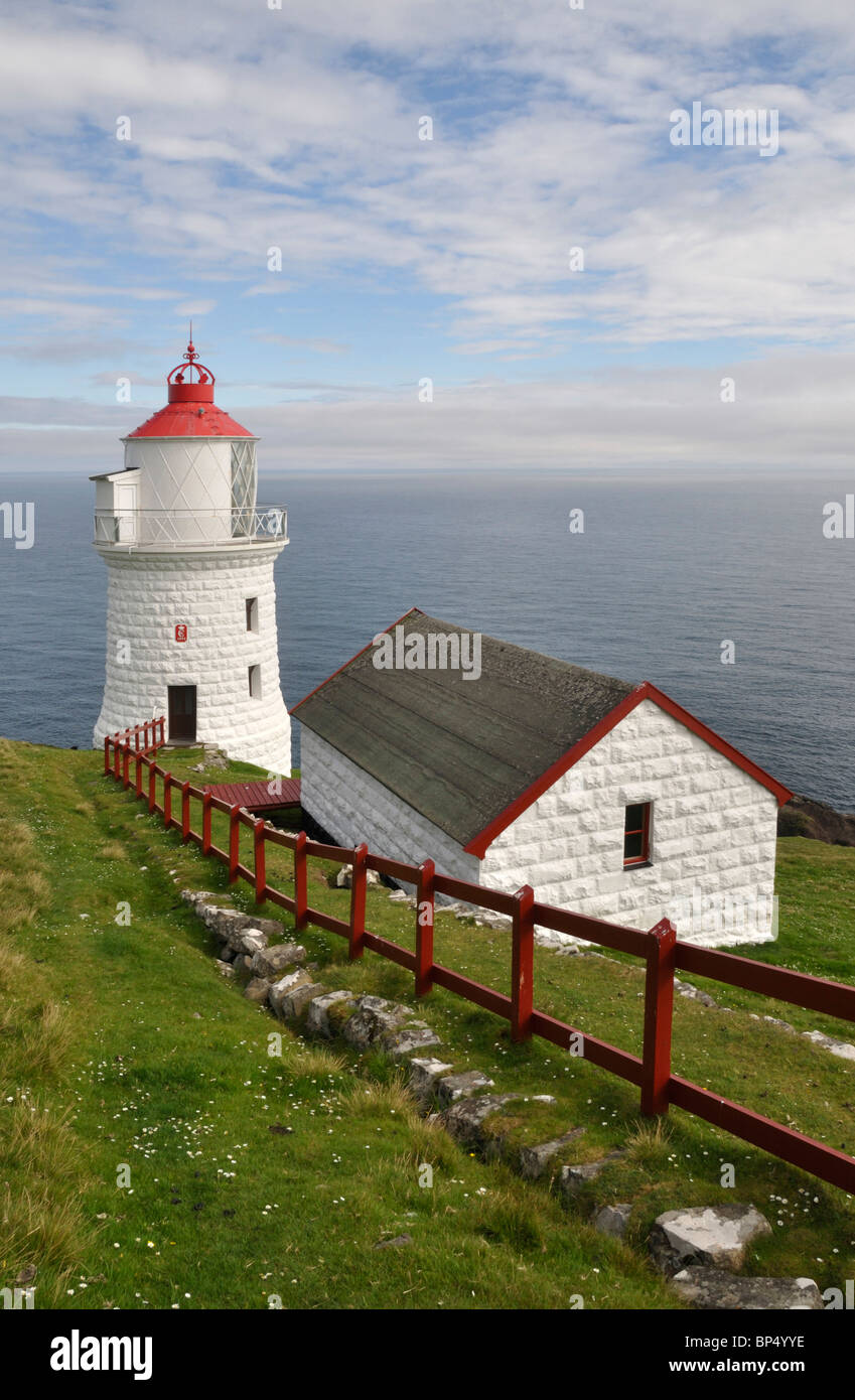 Faroe islands lighthouse hi-res stock photography and images - Alamy